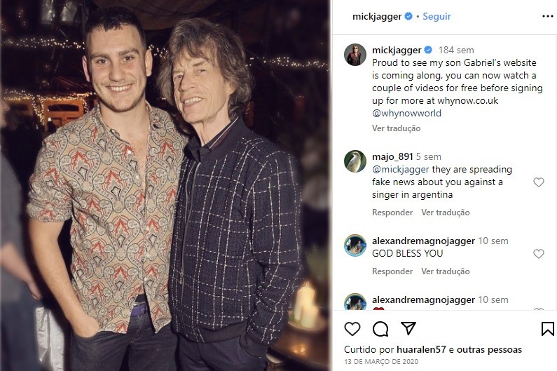 Saiba quem são os herdeiros de Mick Jagger, que podem ficar de fora da ...
