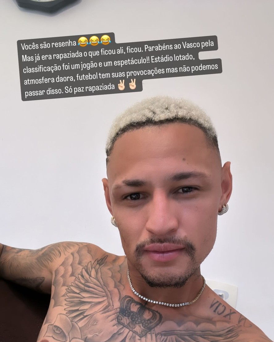 Neilton fala sobre confusão em Vasco x Água Santa: 'Futebol tem as suas ...