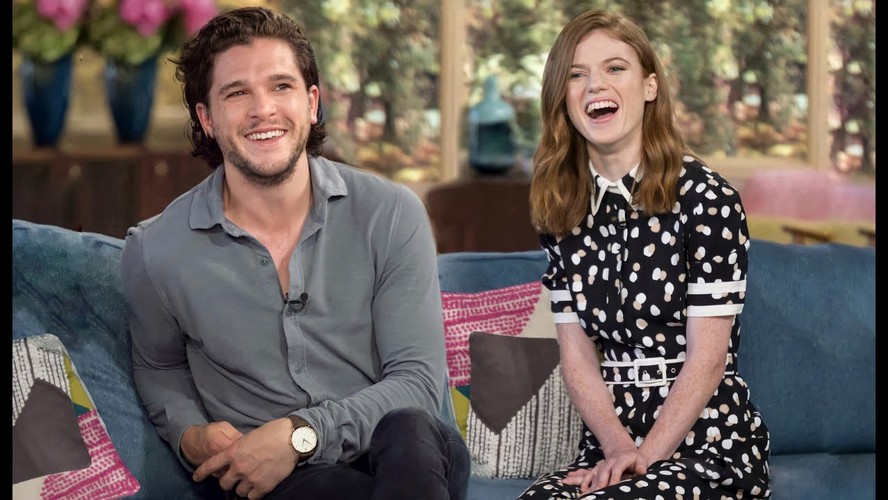 Do set de 'Game of Thrones' para a vida real: Kit Harington e Rose ...