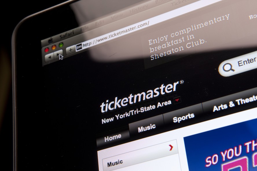 Departamento de Justiça dos EUA pode forçar venda da Ticketmaster pela ...