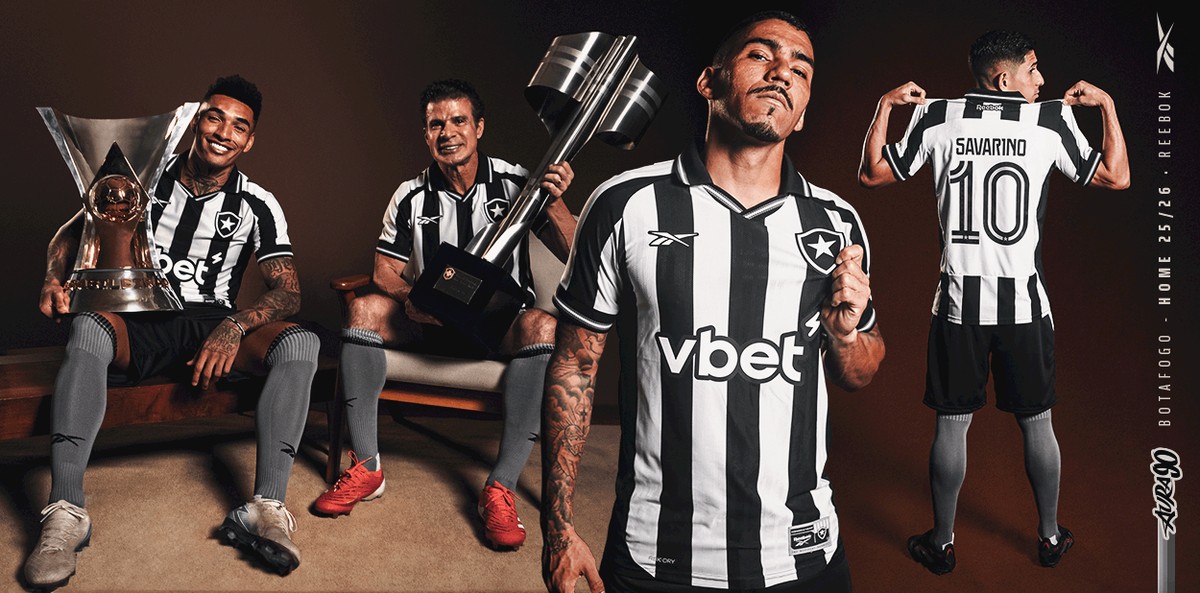 Botafogo lança novos uniformes para Mundial de Clubes e temporada 2025/2026