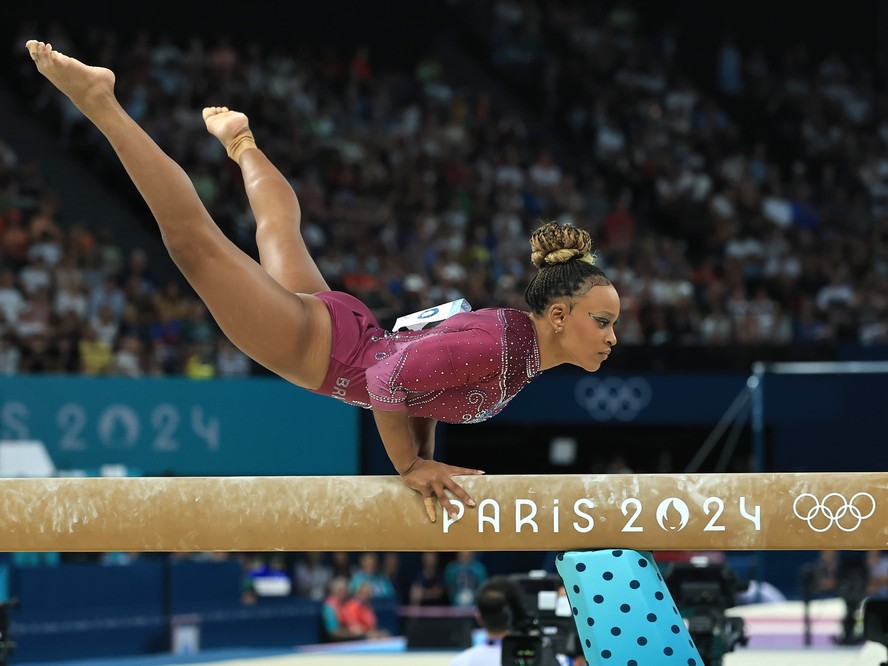 Olimpíadas 2024: Quarto lugar de Rebeca Andrade na trave revolta a web ...