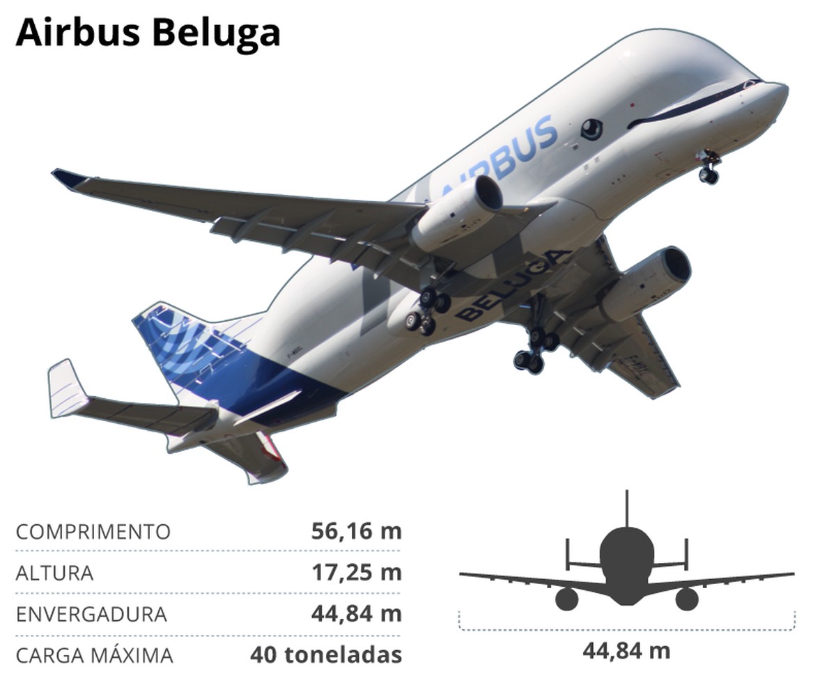 Airbus Beluga: conheça por dentro avião com design inspirado em baleia ...