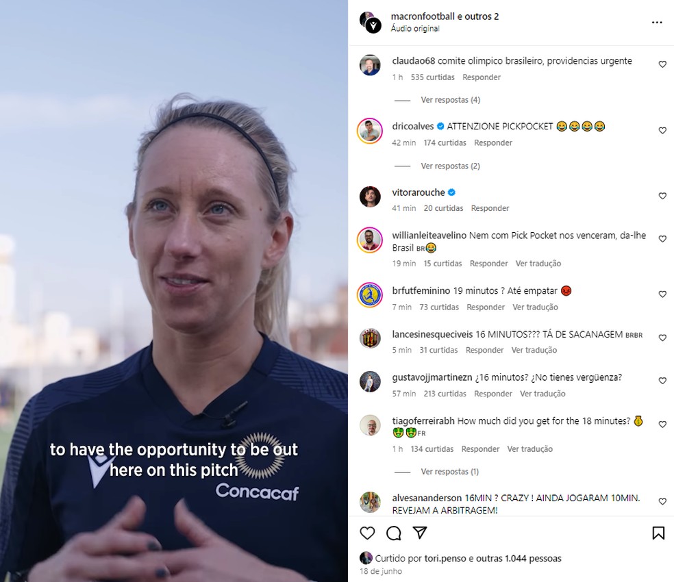 Torcedores brasileiros encontram perfil de árbitra de Brasil x França ...