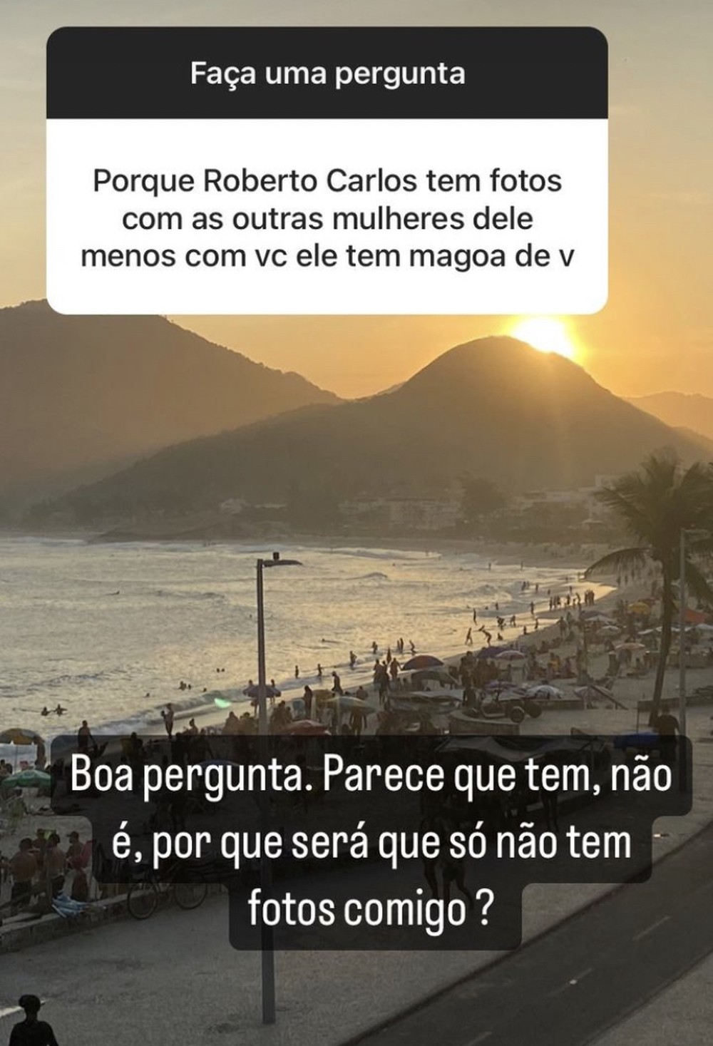 Myrian Rios questiona ausência de fotos do ex-marido Roberto Carlos com ...