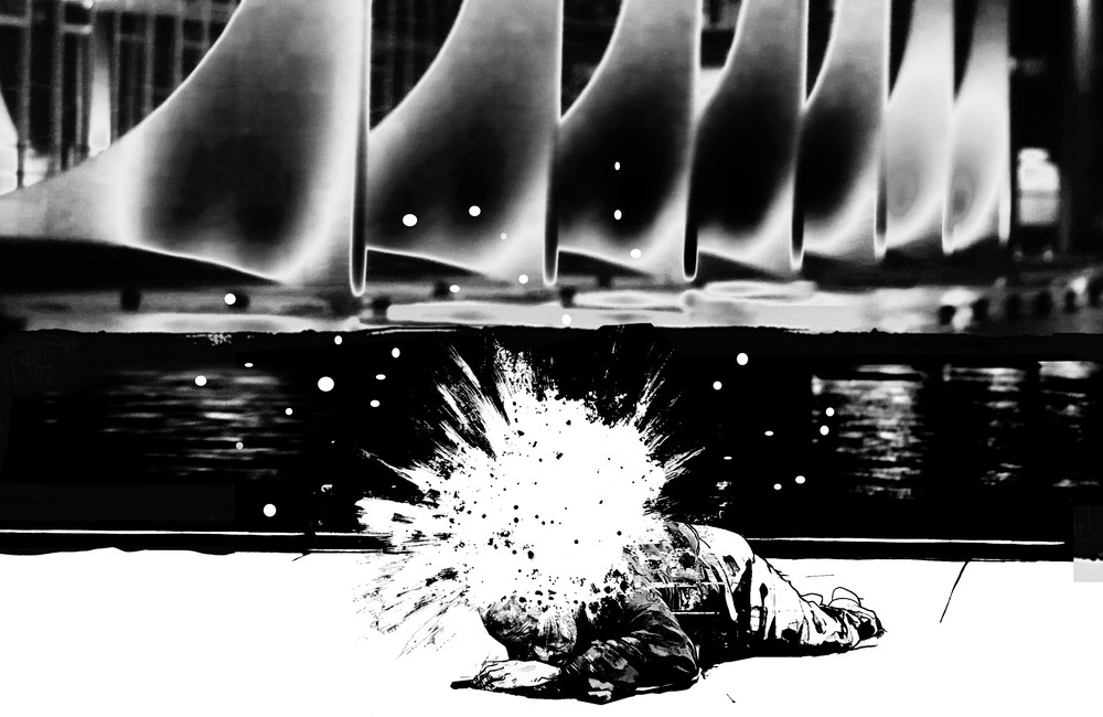 Veja em imagens o passo a passo das explosões do homem-bomba em frente ...