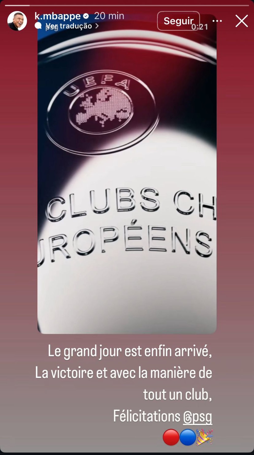 Ex-PSG, Mbappé e Neymar parabenizam título inédito da Champions: 'o ...
