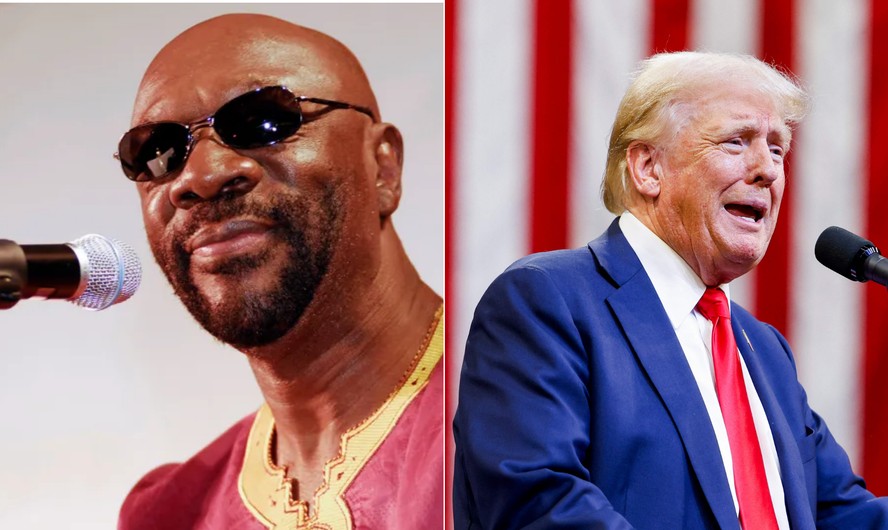 Família de Isaac Hayes vai processar Donald Trump em US$ 3 milhões por uso não autorizado de música