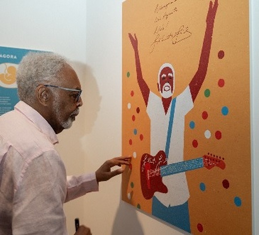 Gilberto Gil na Piazza Navona: obra do grande artista inspira exposição ...