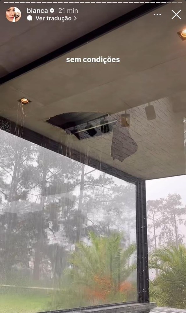 Forro do teto de mansão de Bianca Andrade desaba durante evento com ...