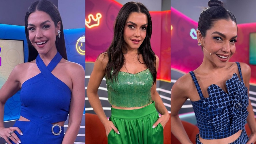 Monocromia, tom sobre tom e conjunto: os looks de Thais Fersoza para ...