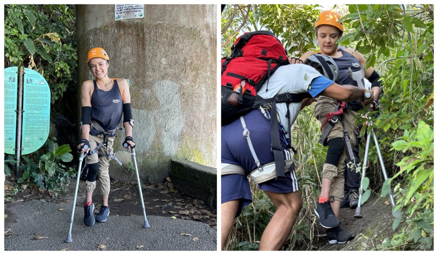 'Quero me sentir viva', diz primeira mulher paraplégica a escalar o ...