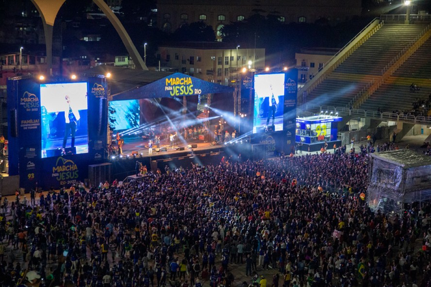 Marcha para Jesus acontece neste sábado na Apoteose. Centro do Rio tem ...