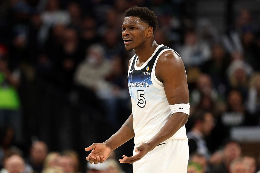 NBA: Anthony Edwards do Minnesota Timberwolves recebe multa de mais de ...