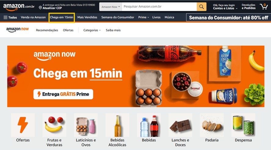 Pedidos em 15 minutos: Amazon Brasil estreia em entregas ultrarrápidas ...