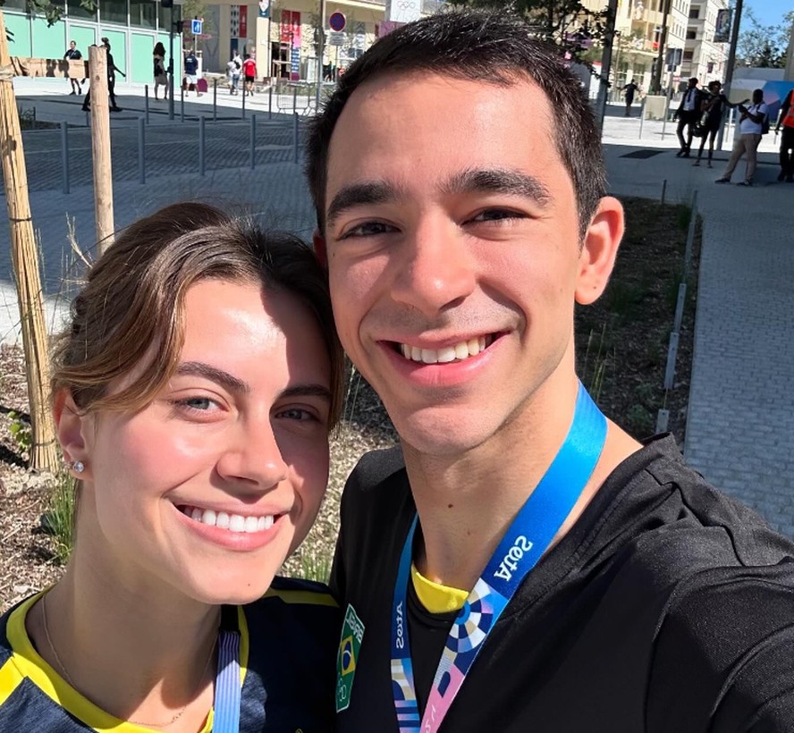 Bruna Takahashi posta para namorado Hugo Calderano após 4º lugar em ...