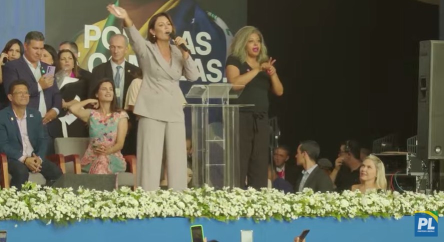 Michelle Bolsonaro defende fim da cota de gênero em evento do PL Mulher ...