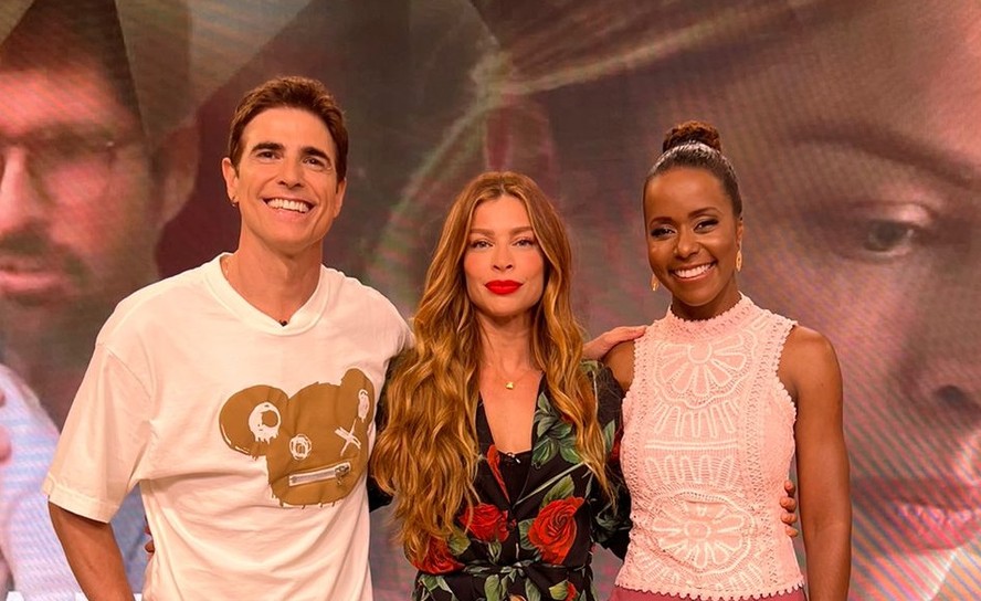 Reynaldo Gianecchini e Grazi Massafera visitam o 'Fantástico' para contar sobre filme que está ...