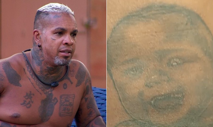 Rodriguinho tem rosto da neta na barriga, nome dos filhos nos dedos e ...