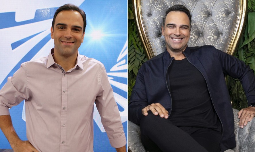 Tadeu Schmidt está com mais cabelo? Apresentador vira meme, mas garante: 'é todo meu'