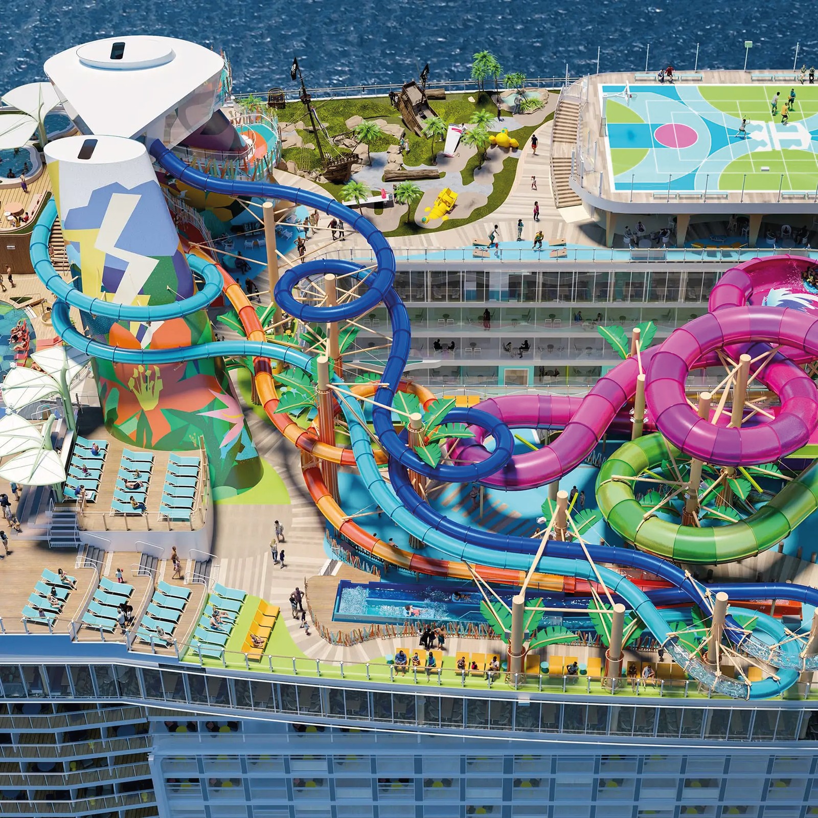 Cinco vezes maior que o Titanic, maior navio de cruzeiro do mundo ...