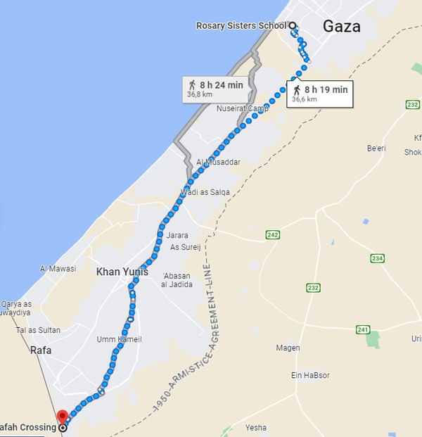 Escola em que brasileiros estão abrigados em Gaza fica a 7 km da área ...
