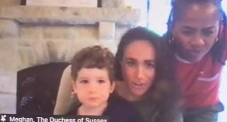 Rara aparição: Meghan Markle surpreende ao entrar em chamada de vídeo ...