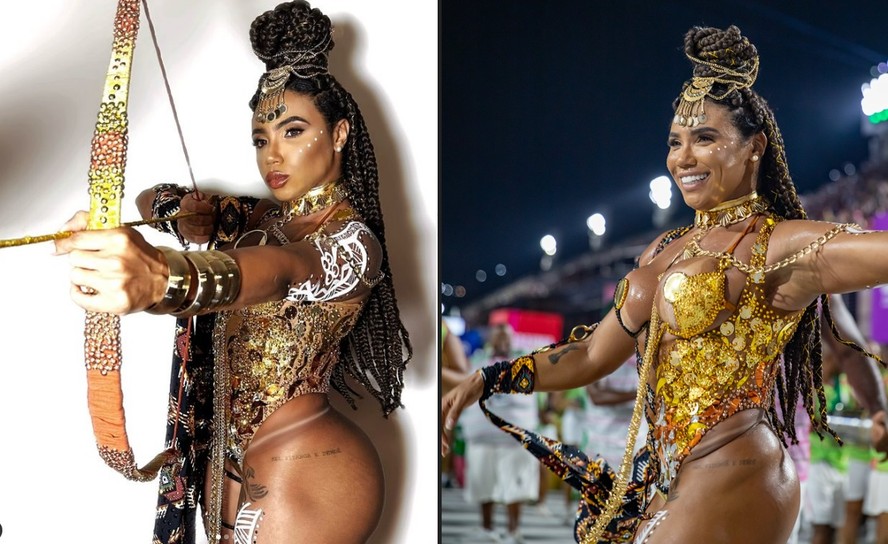 Rainha de bateria da Mangueira, Evelyn Bastos detalha escolha de figurinos e explica resistência ...