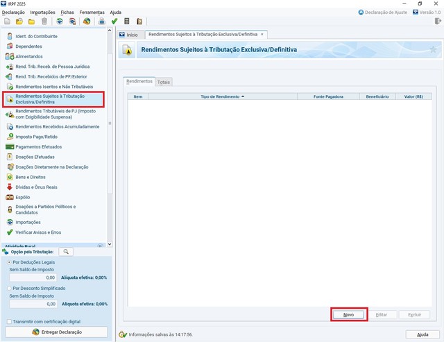 Imposto de Renda 2025: veja tutorial de como preencher a declaração