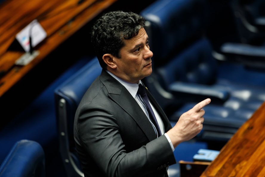 Em evento de Caiado, Moro critica retorno de José Dirceu à política ...