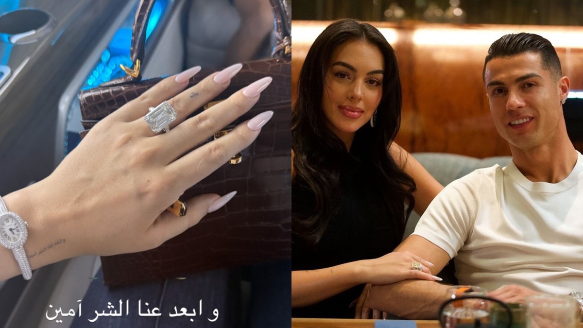 Georgina Rodríguez exibe anel de noivado nas redes após declaração ...