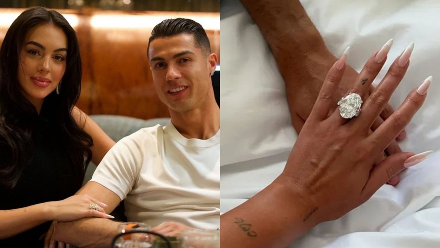 'Era o mínimo que ele poderia fazer': Georgina comenta anel de noivado de R$ 22 milhões dado por CR7