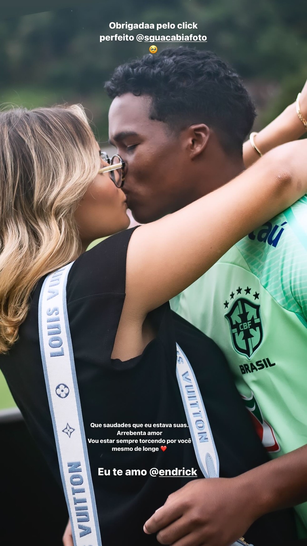 Namorada de Endrick acompanha treino do jogador e manda recado ...