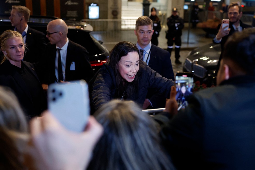 María Corina Machado chega a Oslo após cerimônia do Prêmio Nobel da Paz ...