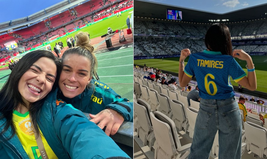 Cortada das Olimpíadas por lesão, Tamires recebe apoio da namorada Gabi ...