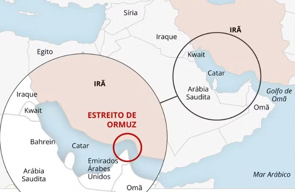 Entenda como fechamento do Estreito de Ormuz seria mais prejudicial ao Irã, e à sua parceria com ...