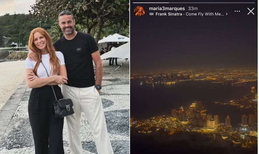 Mulher de Artur Jorge, técnico do Botafogo, posta foto sobrevoando Doha ...