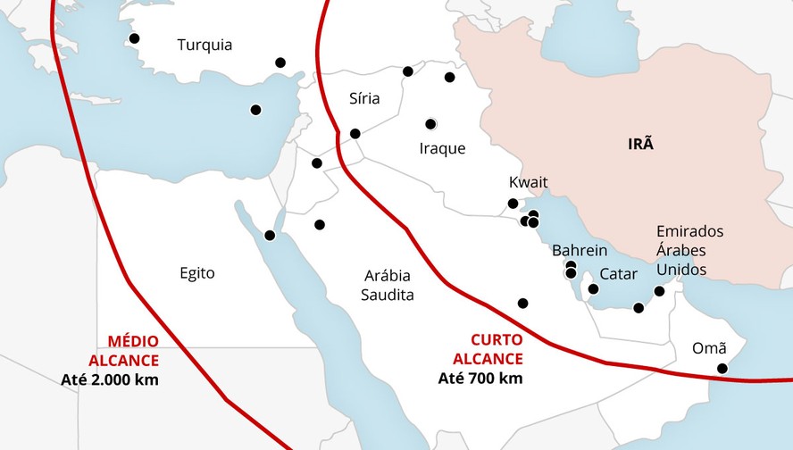 Após ataques, tropas dos EUA no Oriente Médio ficam 'na linha de fogo ...