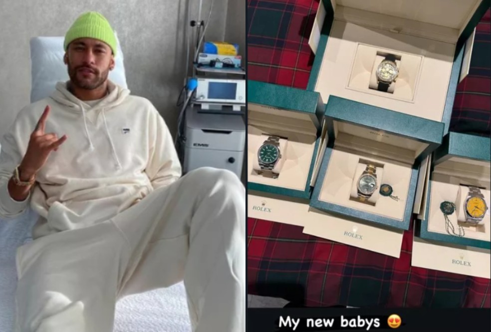 Sensação na final do Paulistão, Neymar acumula fortuna em relógios de ...