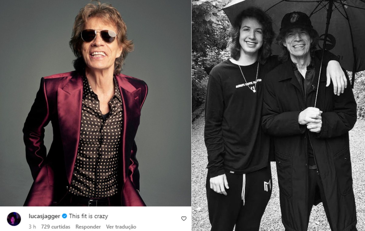 Filho de Mick Jagger e Luciana Gimenez, Lucas Jagger elogia foto do pai ...