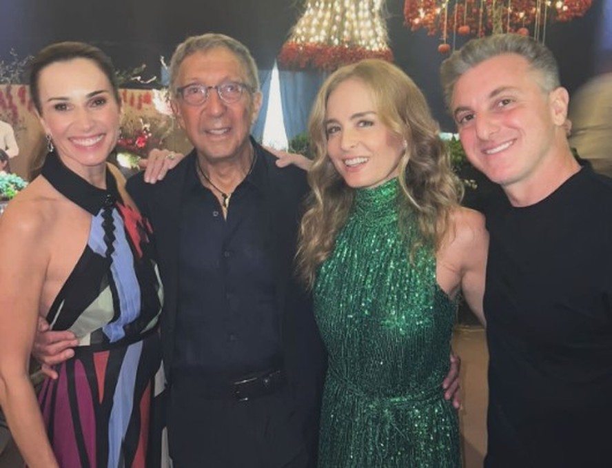 Muito amigos de Abílio Diniz, Angélica e Huck se despedem do empresário nas redes: 'Um pai'
