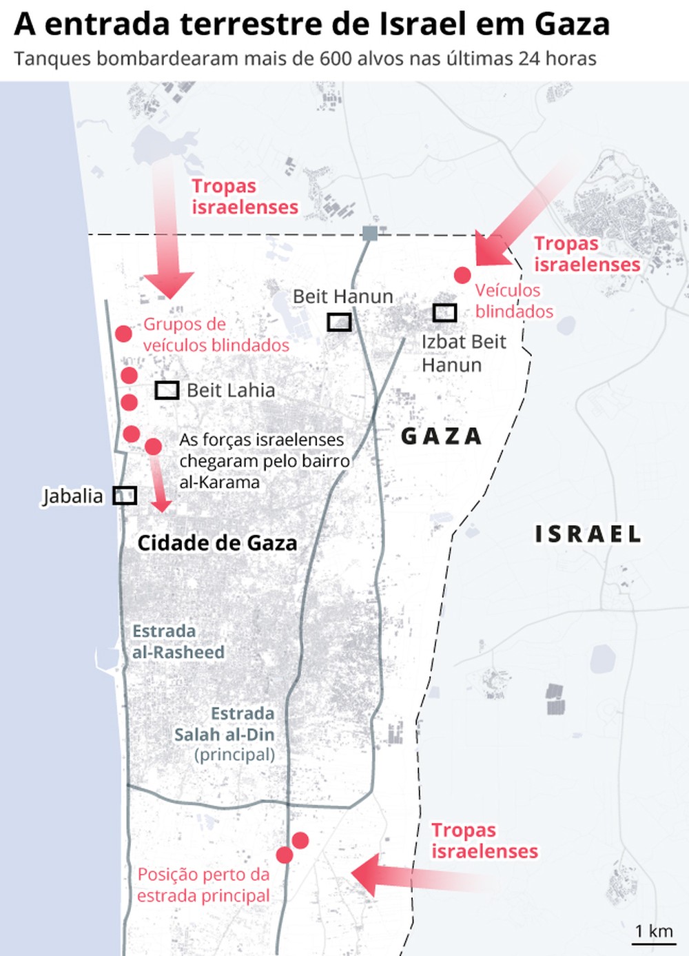 D9R: Conheça a escavadeira blindada e armada que Israel usará nas ...