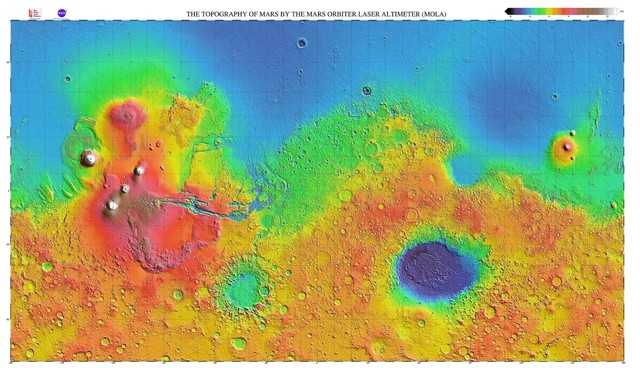 Novo mapa de Marte permite 'ver todo o planeta de uma vez'
