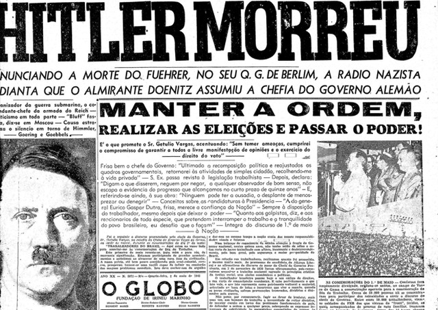 Os últimos momentos de Adolf Hitler antes do suicídio, há 80 anos