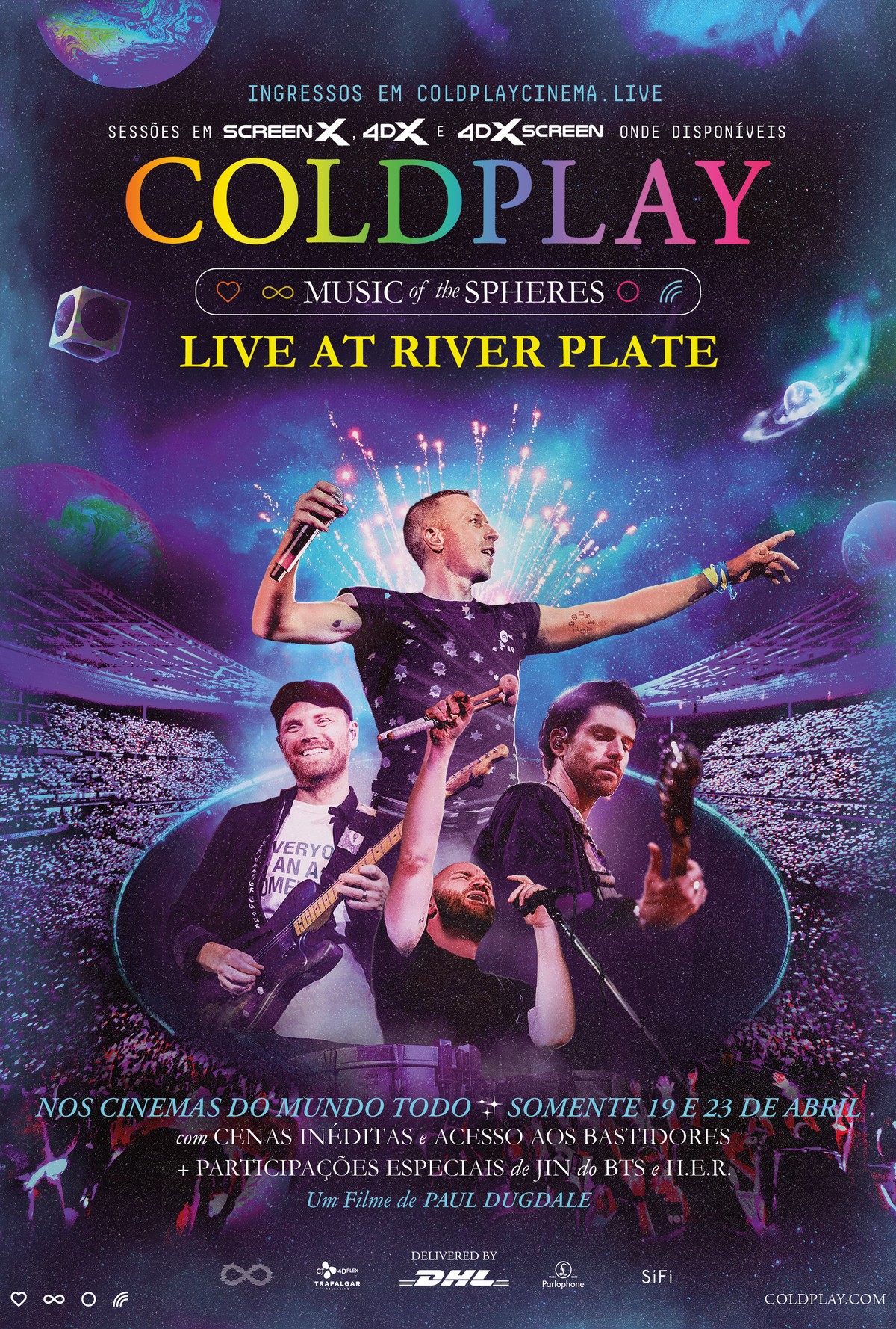 Coldplay: sem ingresso para o show? Ainda dá para ver ao vivo no cinema