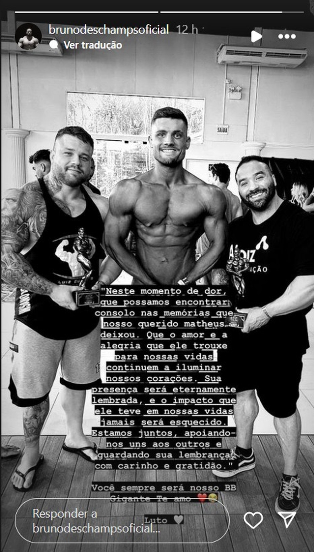 Saiba quem era o fisiculturista de 19 anos que morreu por parada ...