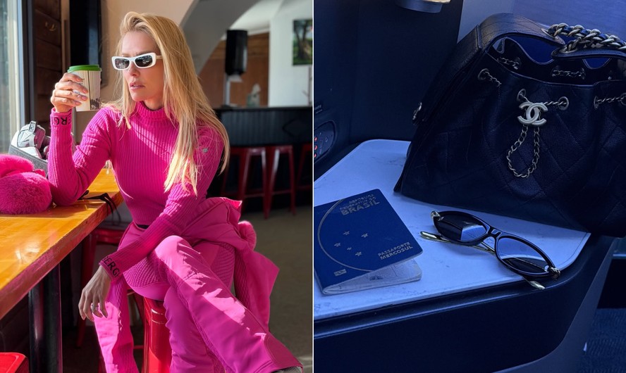 Luxo na neve: Deborah Secco ostenta bolsa avaliada em R$ 35 mil em ...