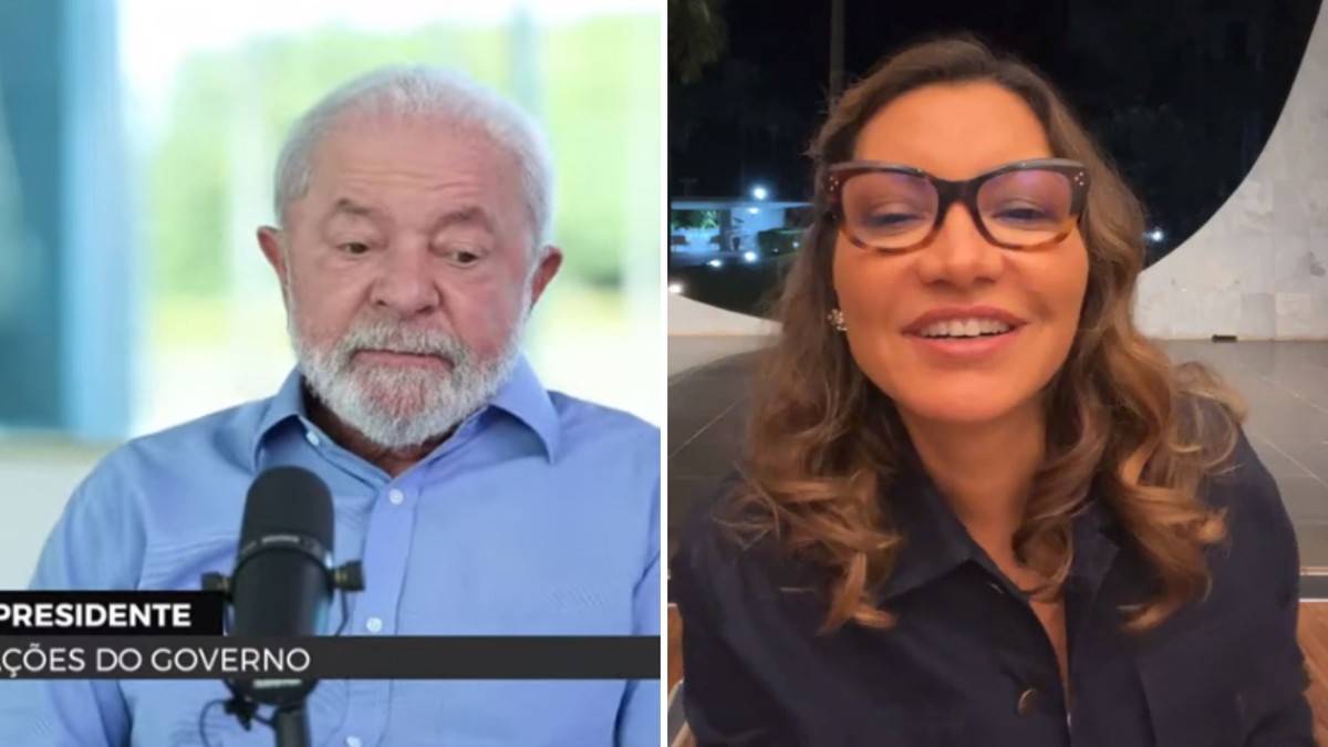 Lula e Janja retomam lives, mas só um usa TV Brasil