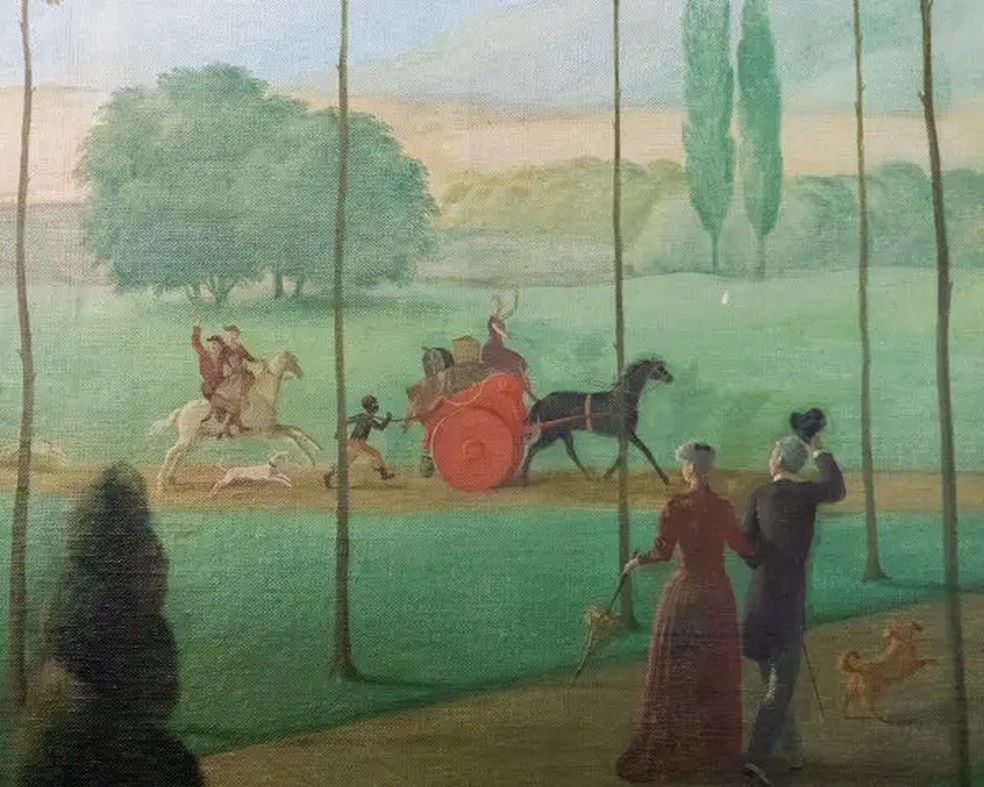 Artista realiza intervenção em mural com pinturas racistas na Tate Britain