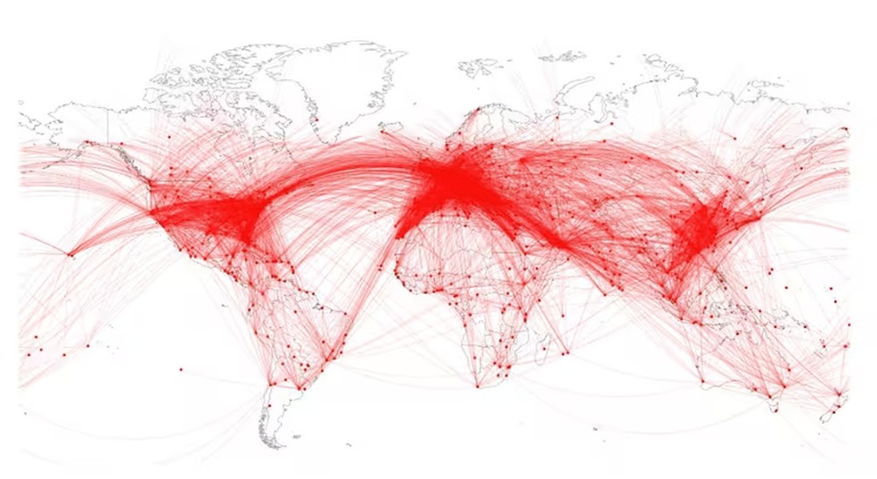 'Mapa da turbulência' detalha rotas mais agitadas para aviões no mundo ...